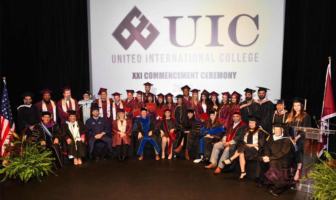 UIC Celebrated Its First Class Of MBA Graduates - United International ...